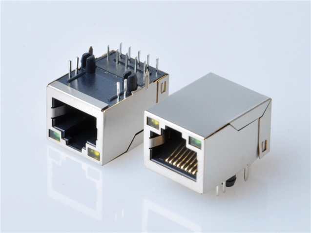 RJ45 Modular Jack 1x1 Fast W/POE_RJ45 Jack PoE Series-惠兴力HULYN