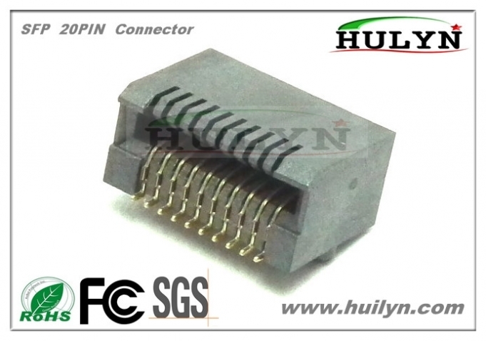 SFP 20pin Connector_SFP/QSFP/XFP Cage Series-惠兴力HULYN