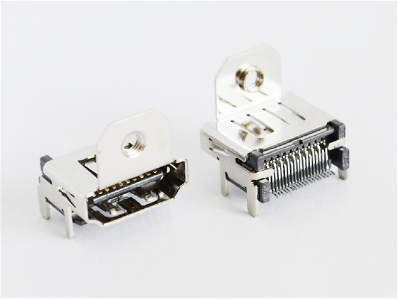 HDMI Connector, Receptacle, Type A, Right Angle,,19 Position, SMT_HDMI ...