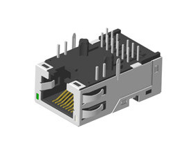 Single Port 10G RJ45 Connector Magnetic Latch DOWN_Tab-Down RJ45 1xN ...