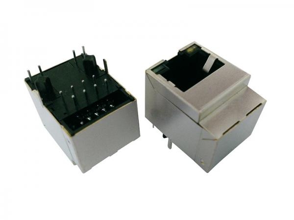 Vertical RJ45 Jack With transformer and POE_RJ45 Jack PoE Series-惠兴力HULYN